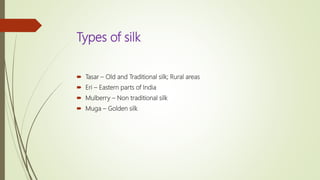 Presentation of sericulture | PPTX