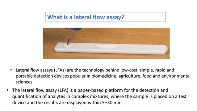 Lateral Flow Assay LSA | PPTX