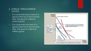 Effects on income changes of Consumer choices | PDF