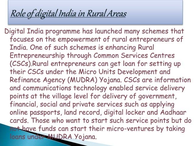 Project on Digital India Class 12 | PPTX