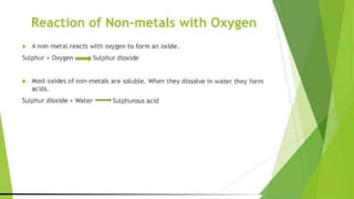 Class 8 metal and non-metal | PPTX