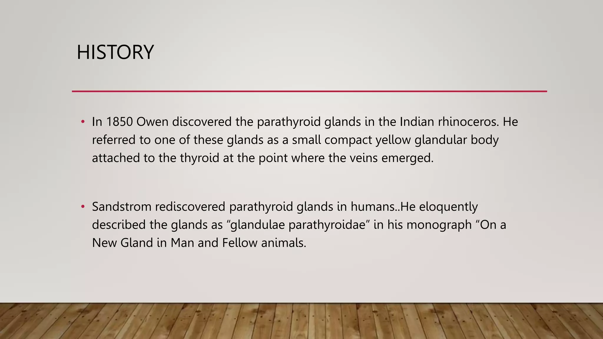 Anatomy of parathyroid gland | PPTX