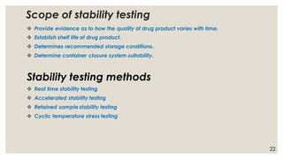 Drug excipients interaction and stability testing | PDF