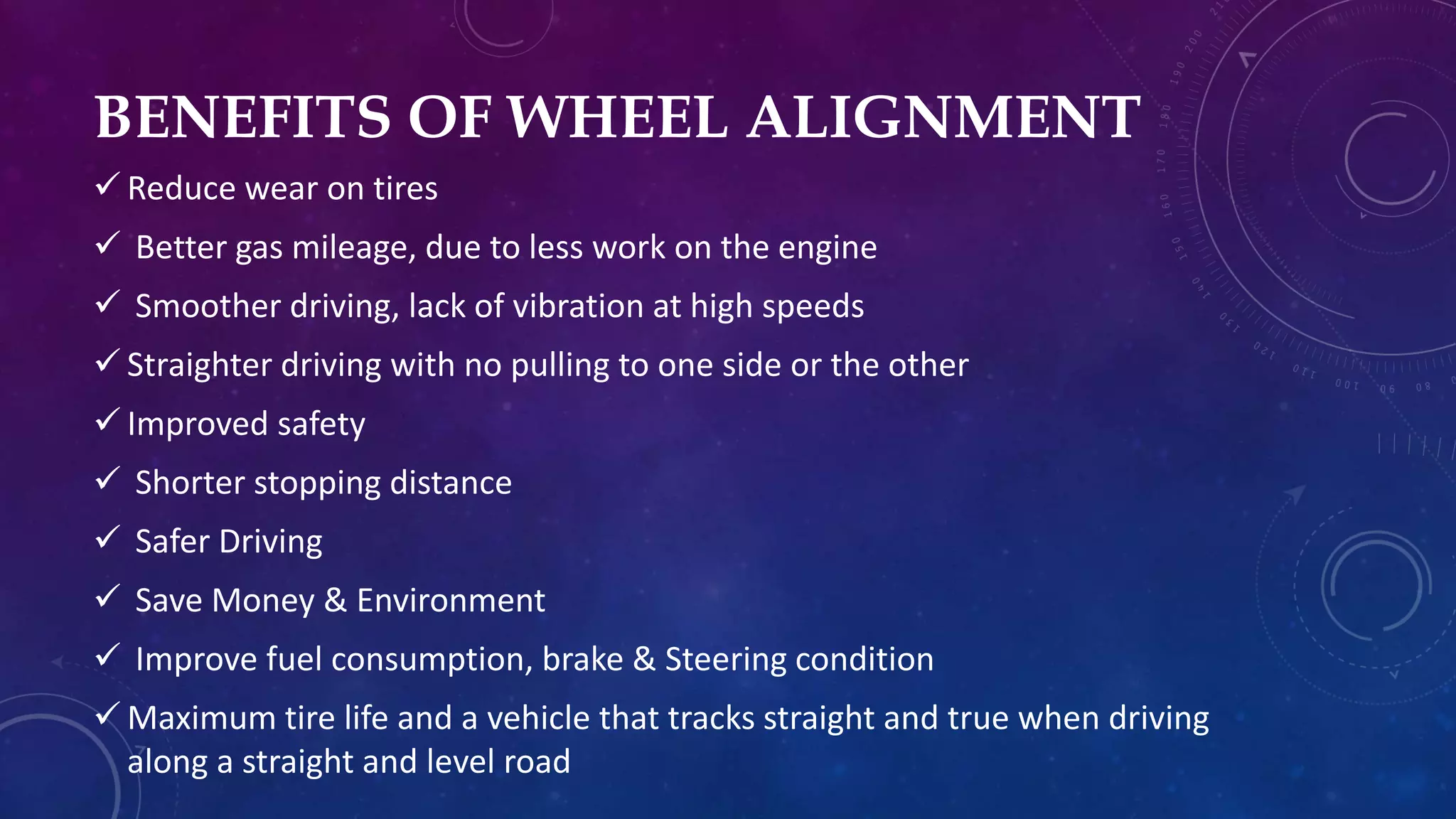 Wheel alignment | PPTX