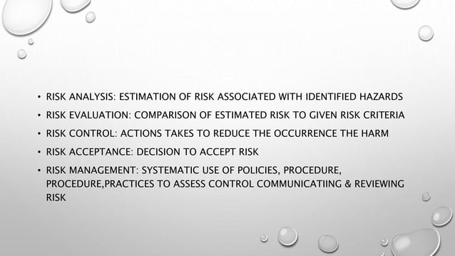 Hazard risk management | PPTX