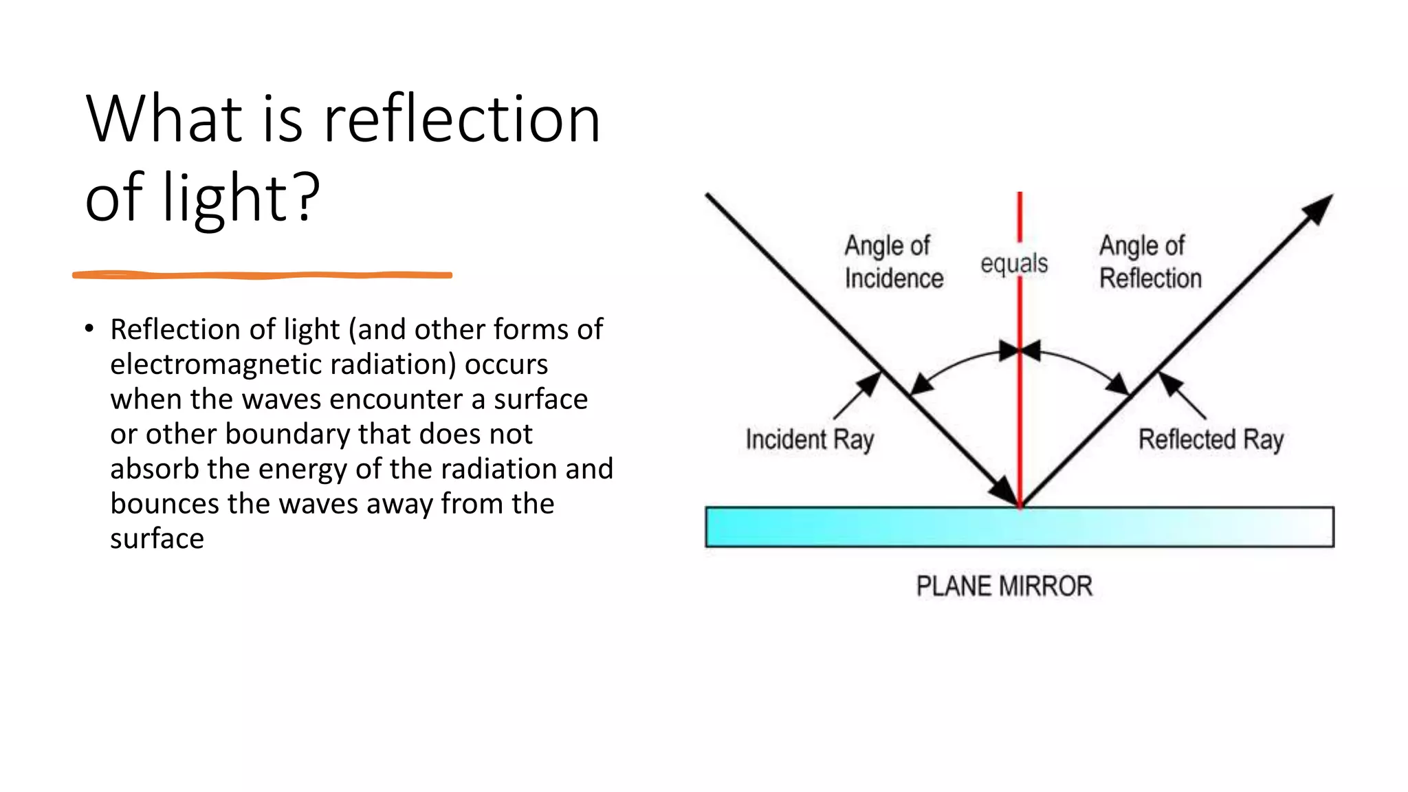 reflection of light | PPTX