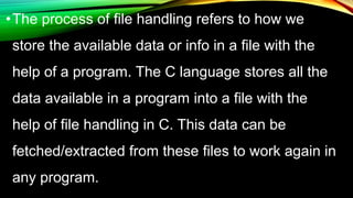 File Handling | PPT