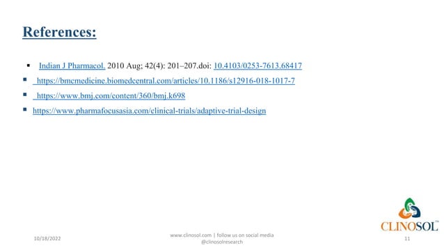 Adaptive Clinical Trials Enhancing Precision And Efficiency Pptx