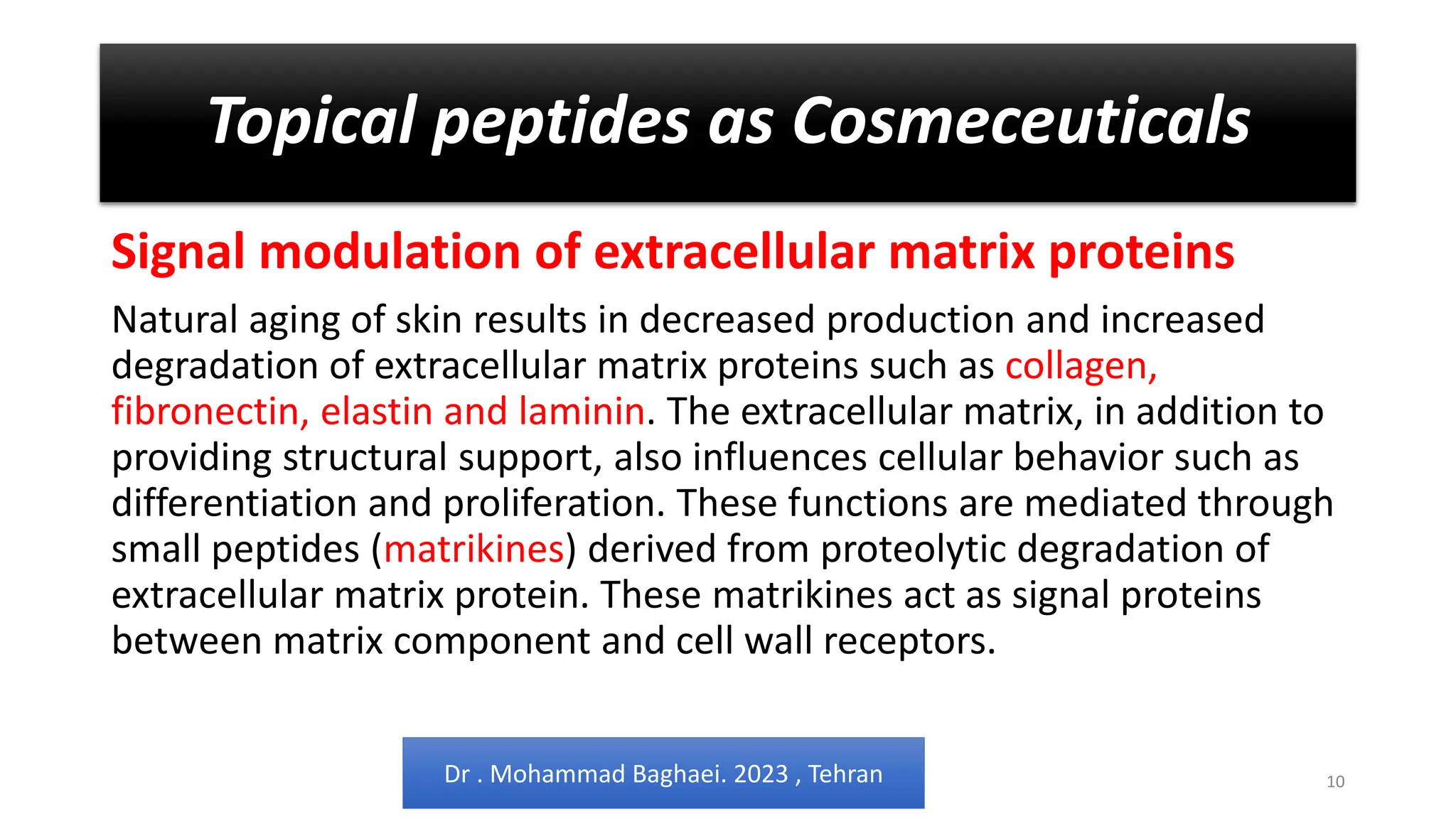 Topical peptides & plant stem cells in dermocosmetics | PDF