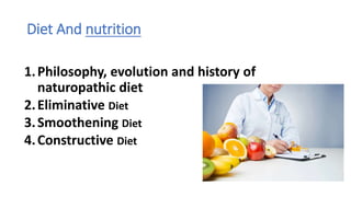 The history evolution of diet in nacharopathy system | PPTX