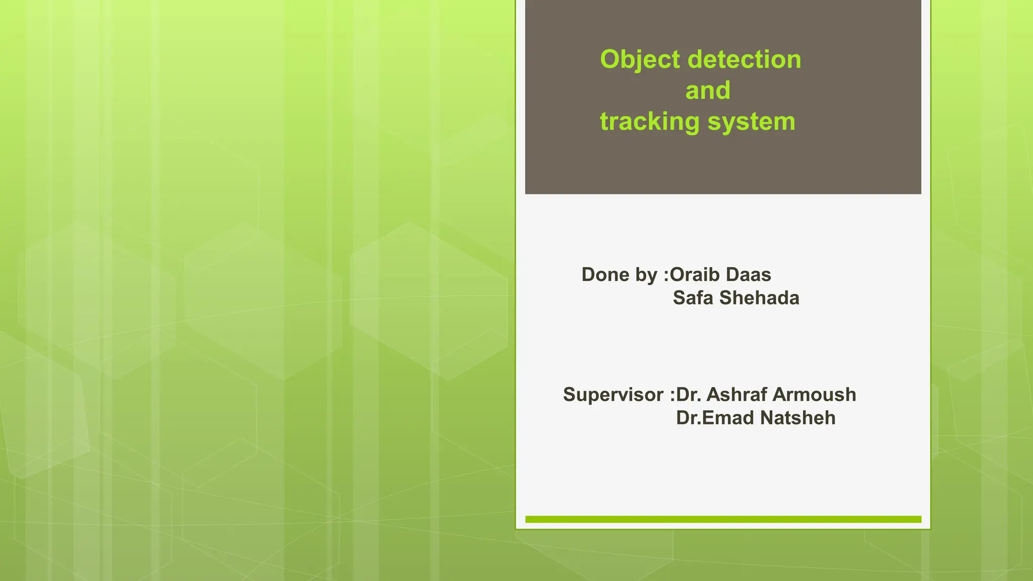 Object Detection And Tracking System Using Raspberry Pi 3 Ppt 4413