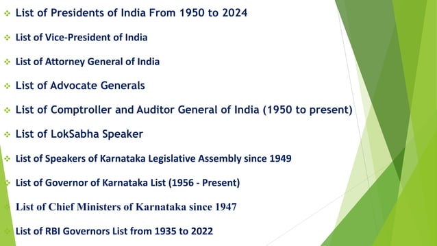 General knowledge Information for all exams | PPT