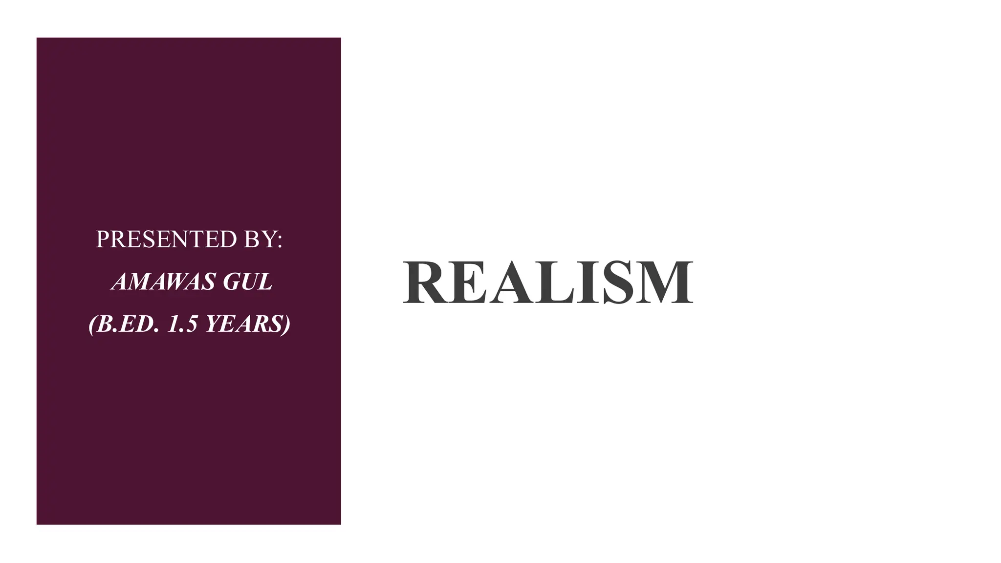 Concept of Realism and Education slides.pdf