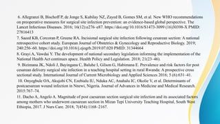 Post cesarean surgical site wound infection | PPTX