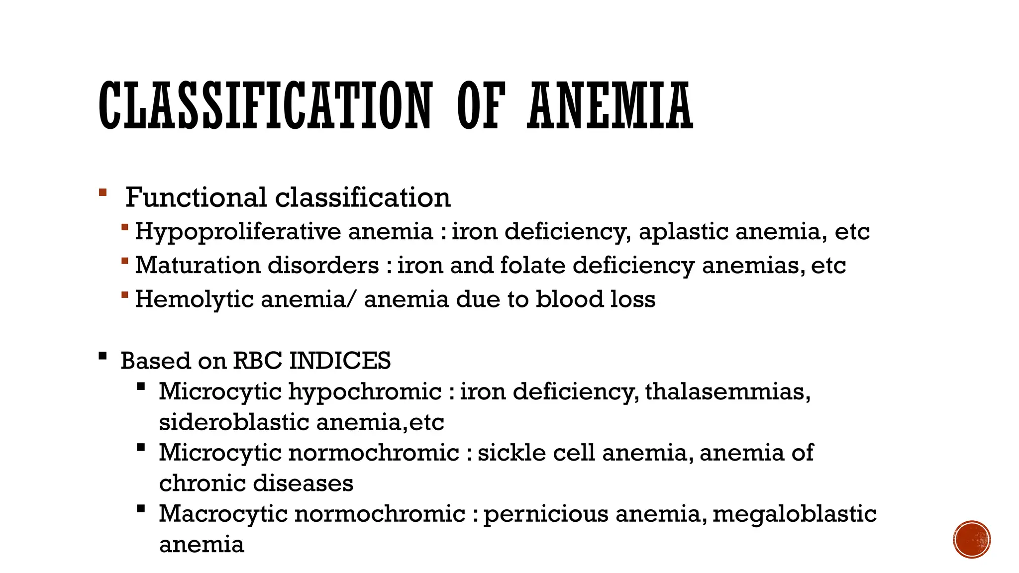 Anemia - concept, approach and treatment | PPTX