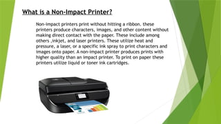 types of printer in detail downoad for free | PPTX