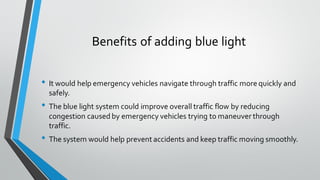 Presentation on the topic of traffic light control system | PPT