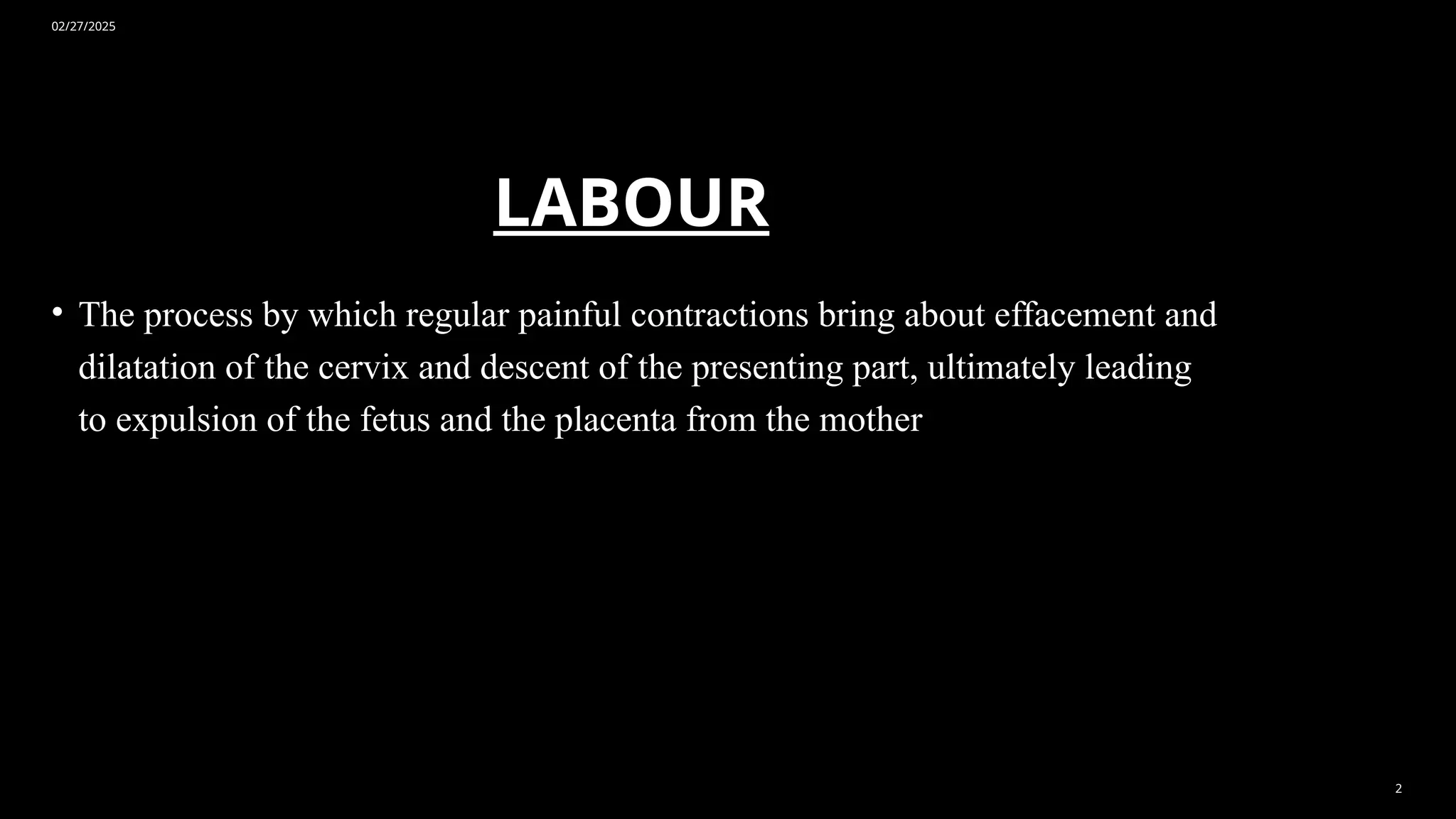 Mechanism of labour plus abnormalities in labour | PPTX