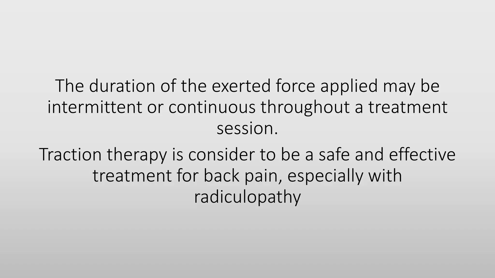 Lumbar Traction Device | PPTX