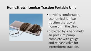 Lumbar Traction Device | PPTX