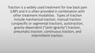 Lumbar Traction Device | PPT