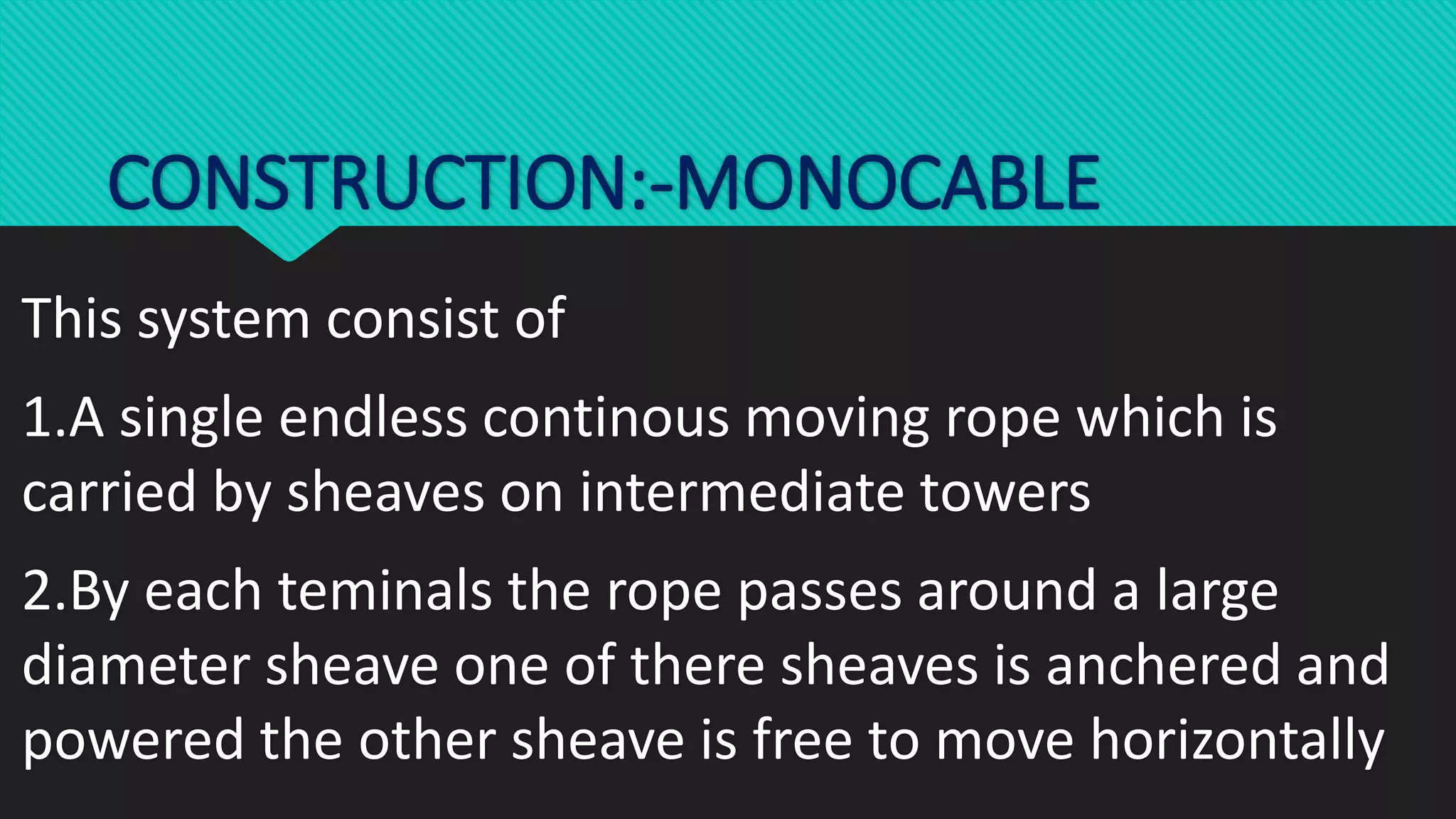 Aerial ropeway | PPTX