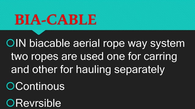Aerial ropeway | PPT
