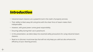 Safety Precautions for Using Industrial Steam Cleaners: Must-Know Tips ...