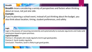 Presentation 11 (1).pdf critical thinking in every field of life | PDF