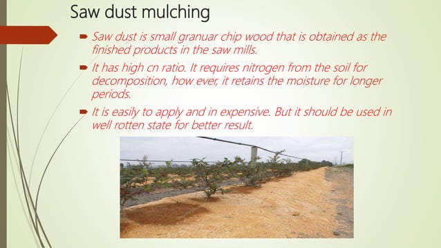 mulching and its types | PPTX | Landscaping | Home & Garden