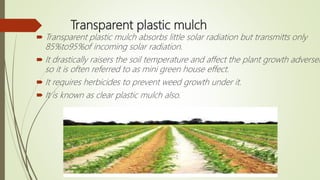 mulching and its types | PPTX