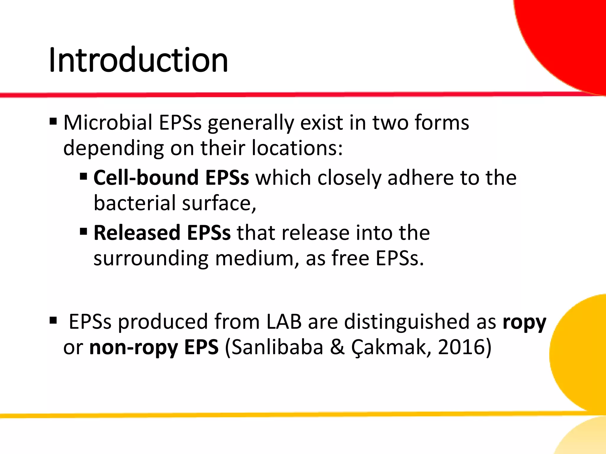 Production of Exopolysaccharides | PDF