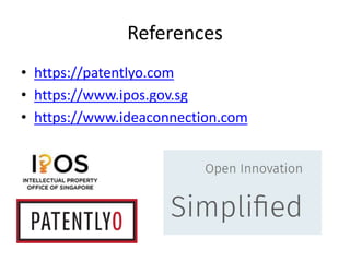 patent in food industry | PPTX