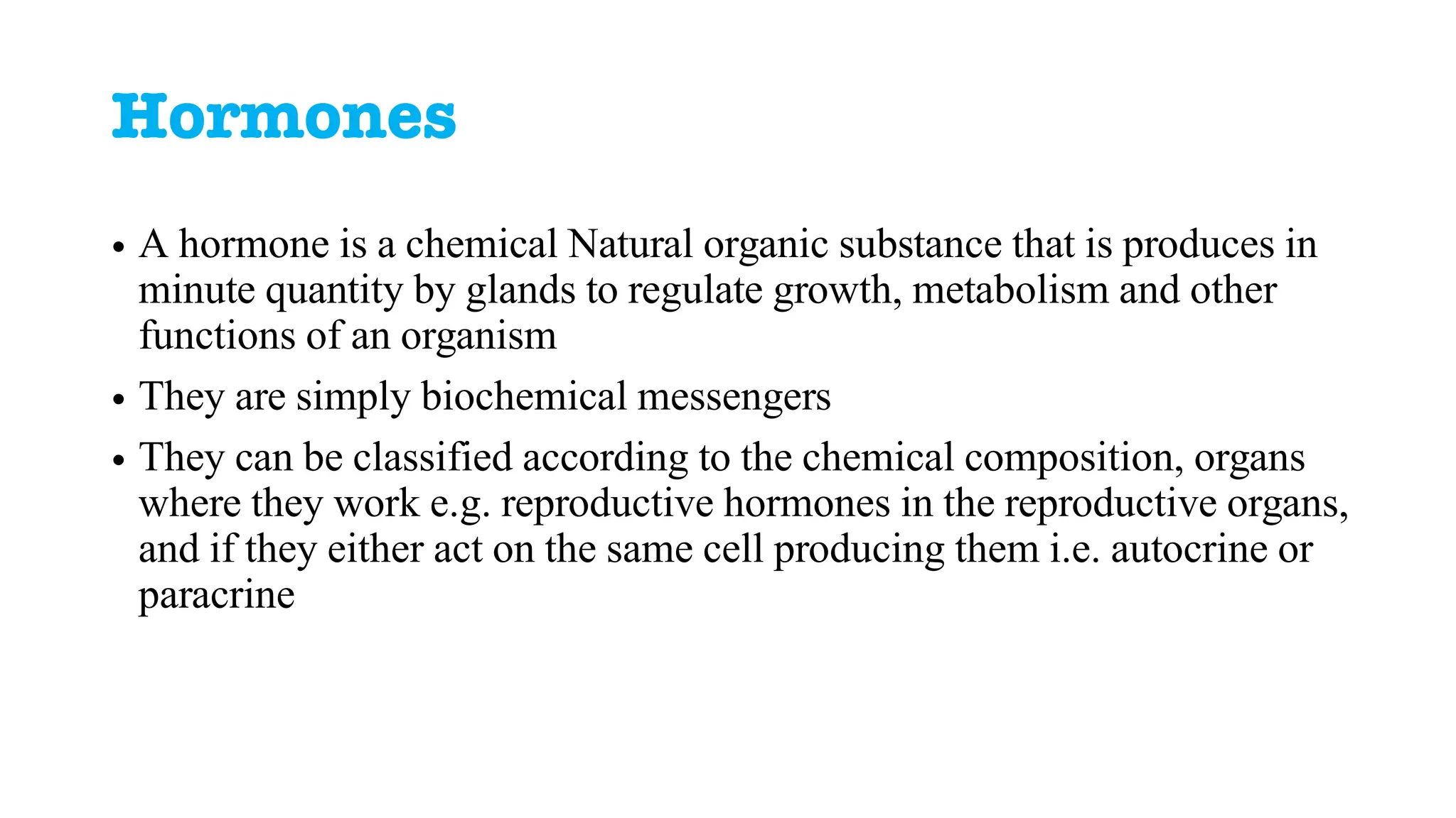 Slide on mechanism of hormone action(endocrinology) | PDF