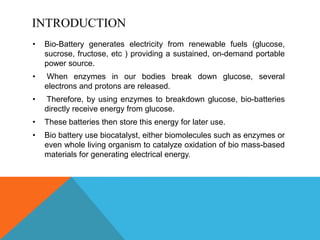 bio battery ppt | PPTX