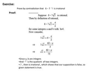 Examples Of Proof By Contradiction