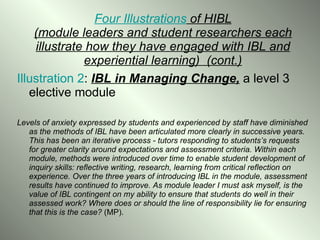 Hybrid IBL in Organisational Studies | PPT | Education industry ...