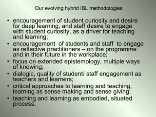 Hybrid IBL in Organisational Studies | PPT | Education industry ...