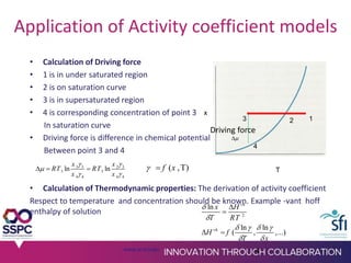 Activity coefficient models | PPTX