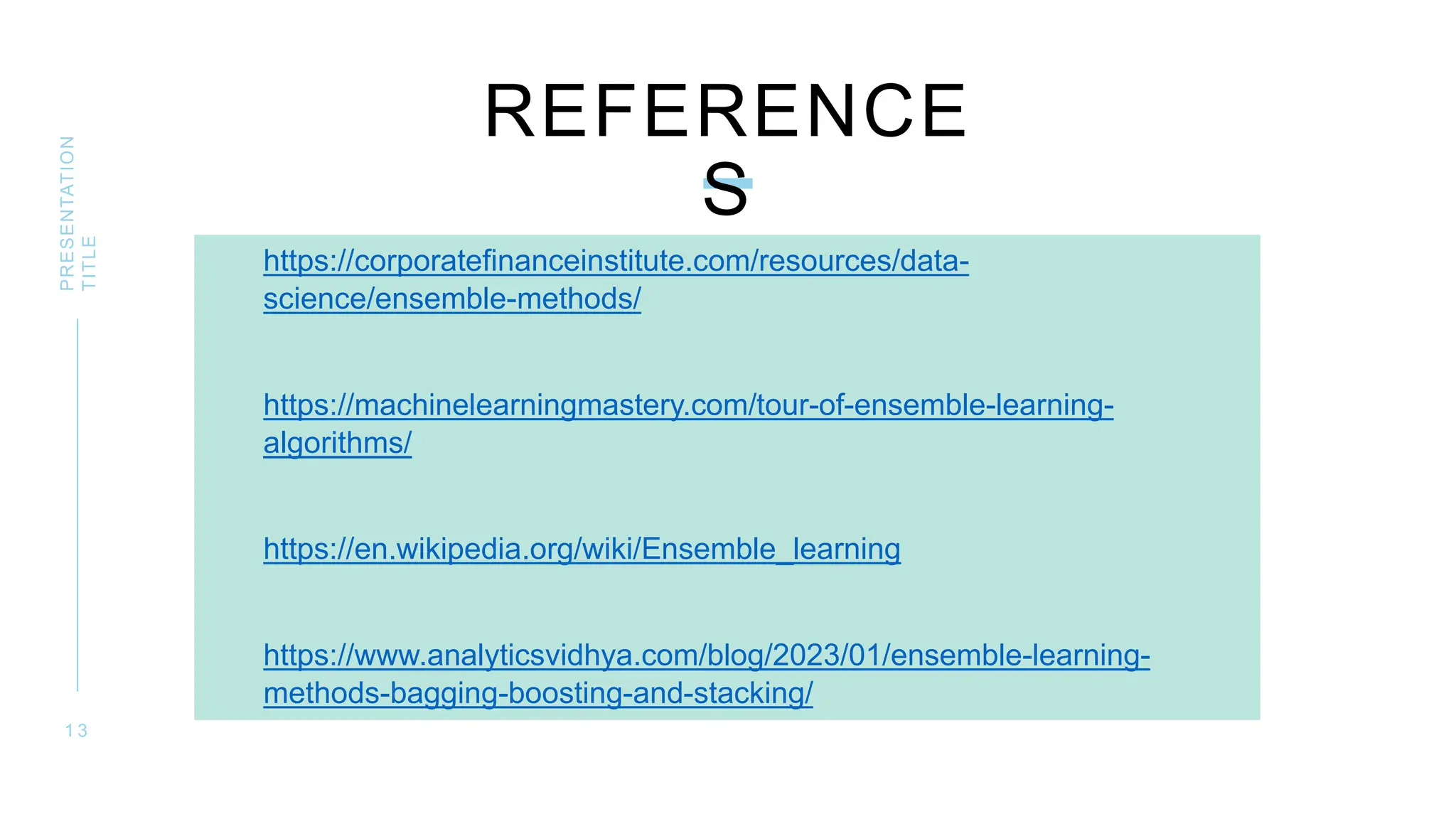 Ensemble methods in Machine learning technology | PPTX