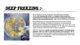 PRESERVATION AND MAINTENANCE OF MICROBES .pptx