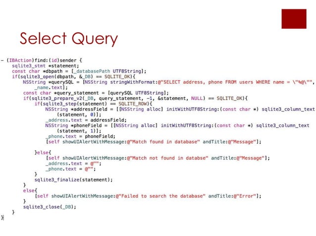 Presentation11 sq lite | PPT