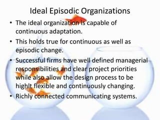 episodic and continuous change | PPTX