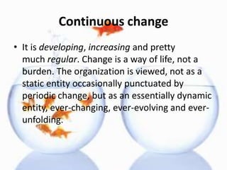 episodic and continuous change | PPTX