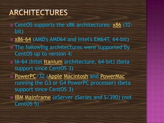 Presentation CentOS | PPTX