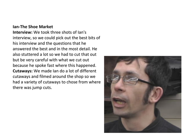 Editing-The interviews | PPT