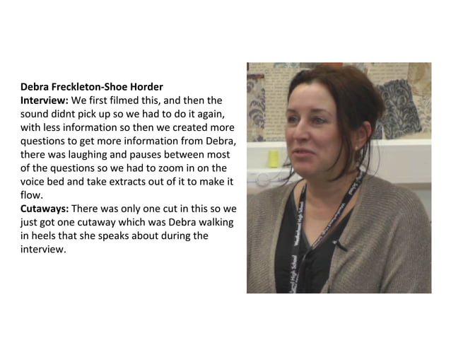 Editing-The interviews | PPT