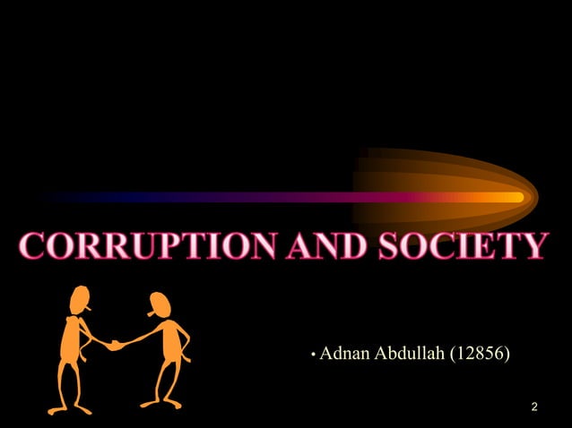 Corruption and Society | PPTX