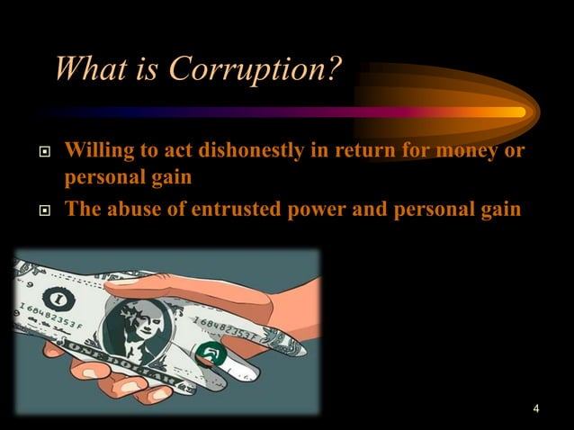 Corruption and Society | PPTX