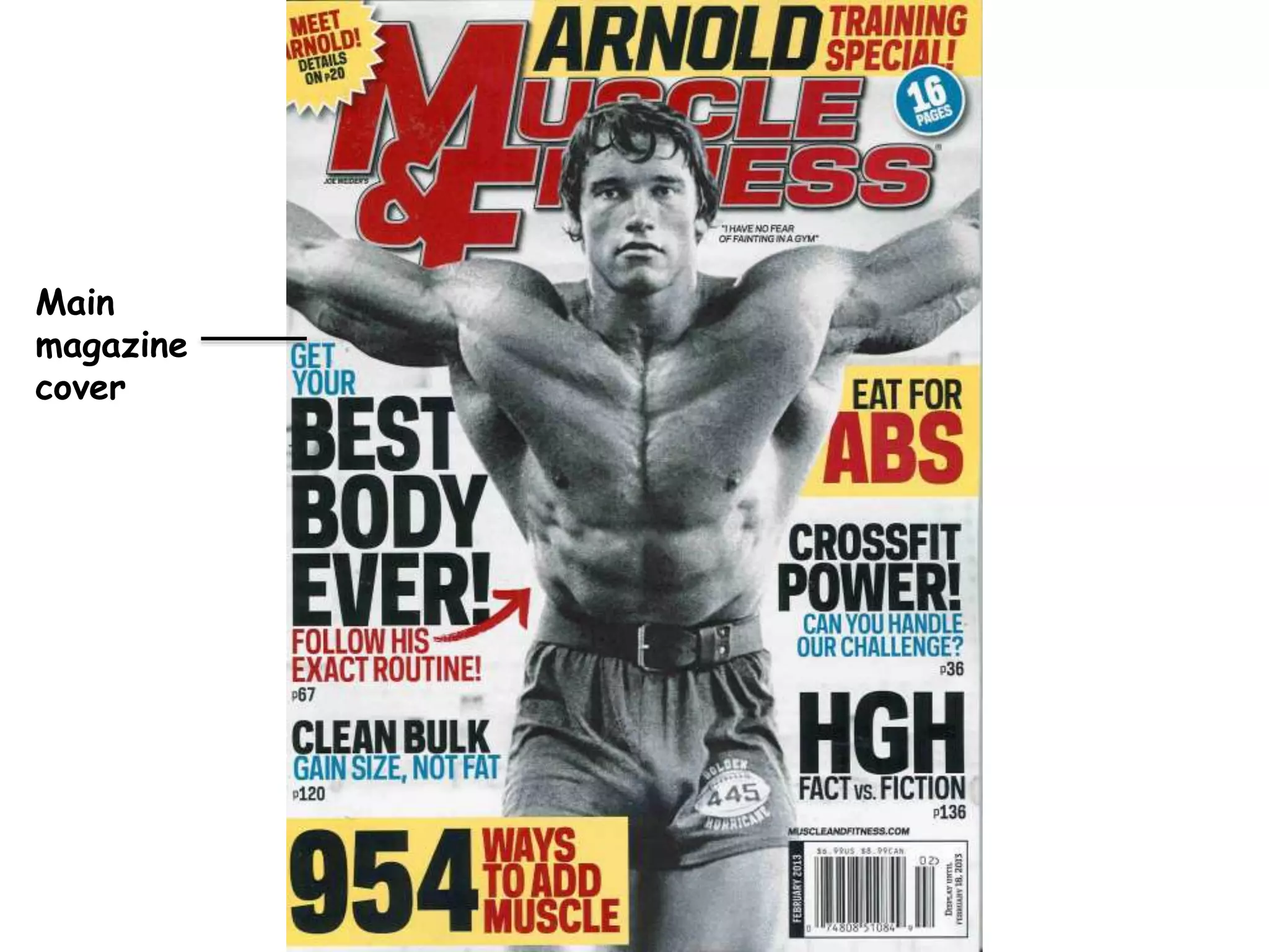 Fitness magazine cover | PPT